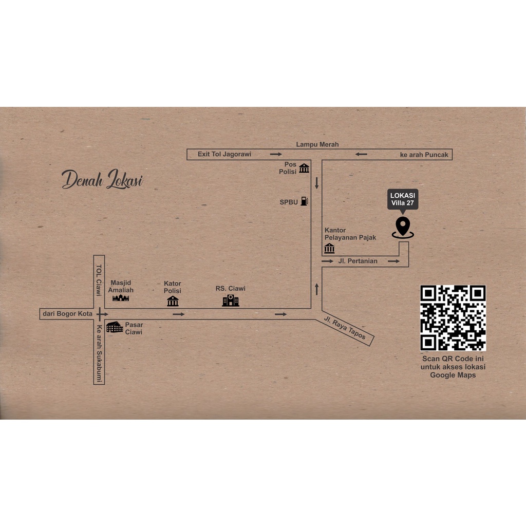 Jual denah lokasi undangan | Shopee Indonesia