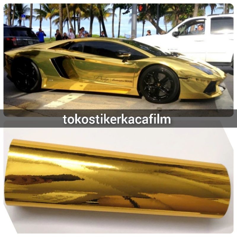 Jual Sticker Stiker Skotlet Body Motor Warna Kuning Emas Gold | Shopee ...