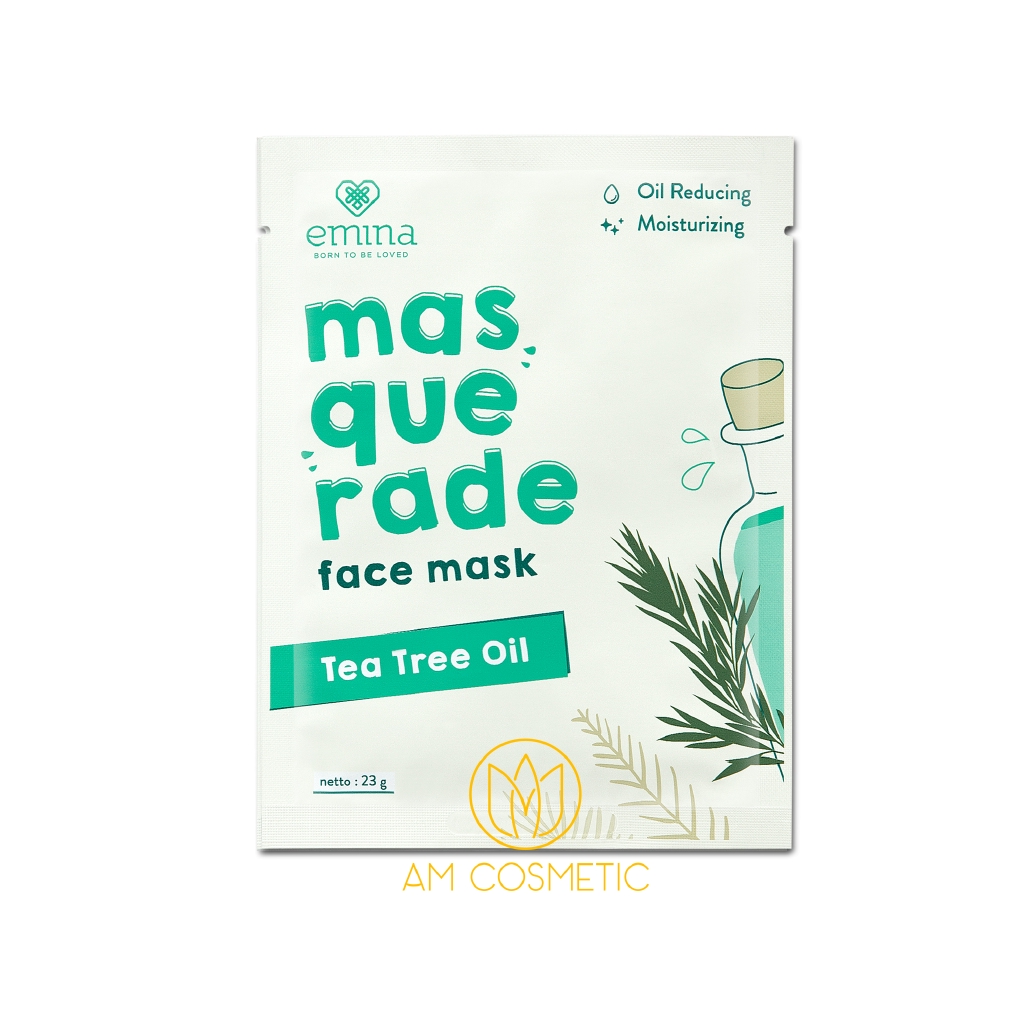 Jual Emina Masquerade Face Mask Tea Tree 23g | Shopee Indonesia