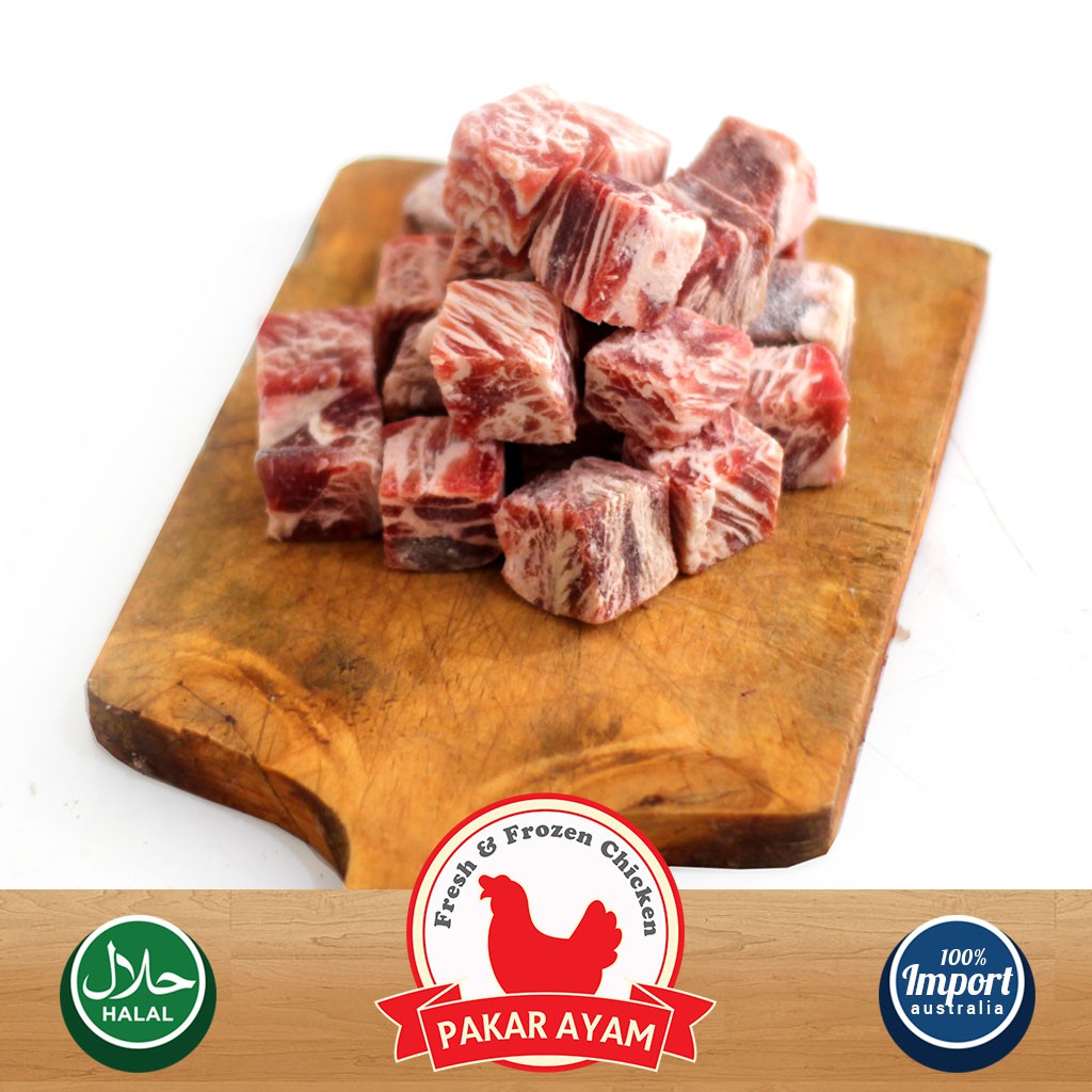 Jual Daging Sapi Saikoro Beef Wagyu Cube Kemasan 500gr. Premium Quality ...