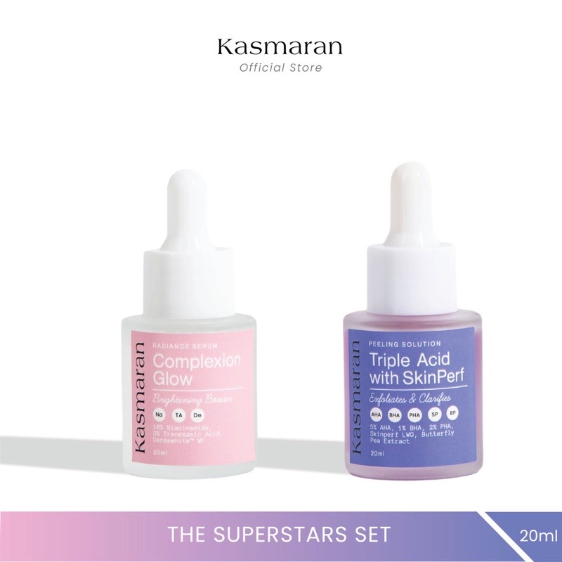 Jual KASMARAN Superstars Set Triple Acid with SkinPerf Peeling Solution ...