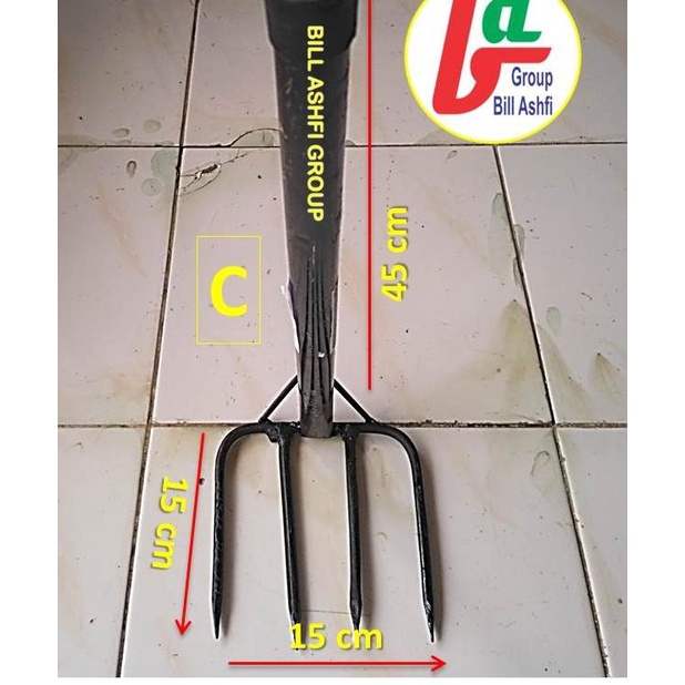 Jual Cangkul Garpu Garuk Kecil Alat Pertanian Pande Besi Shopee