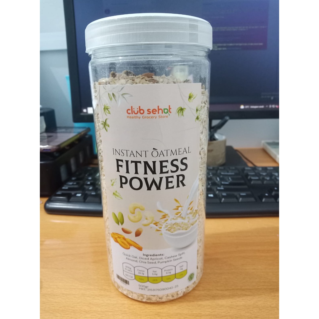 Jual Club Sehat - Instant Oatmeal Fitness Power 500gram | Shopee Indonesia