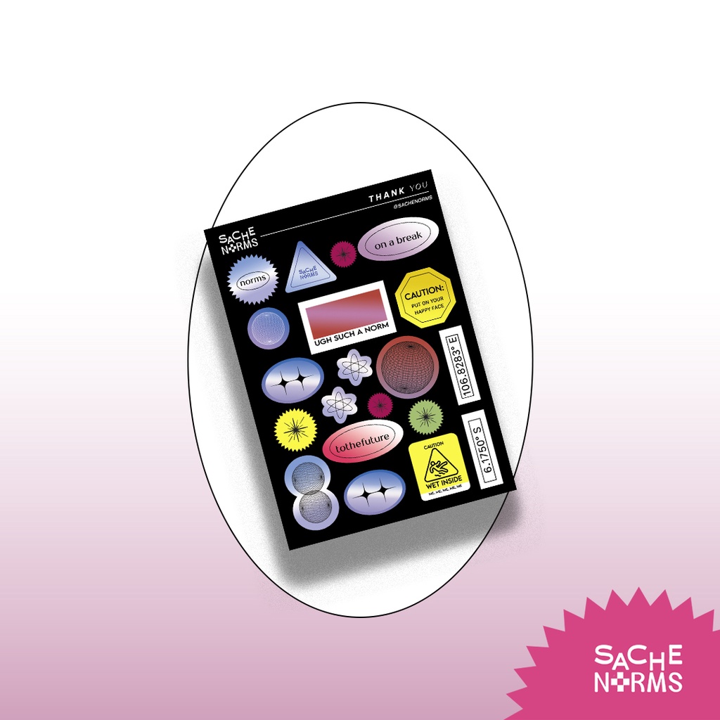 Jual Futurism Sticker Pack - Sache Norms | Shopee Indonesia