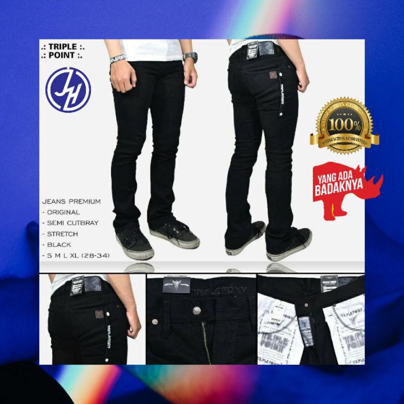 Jual TRIPLEPOINT Celana Denim Semi Cutbray Original TRIPLE POINT BEST ... Jual TRIPLEPOINT Celana Denim Semi Cutbray Original TRIPLE POINT BEST ...