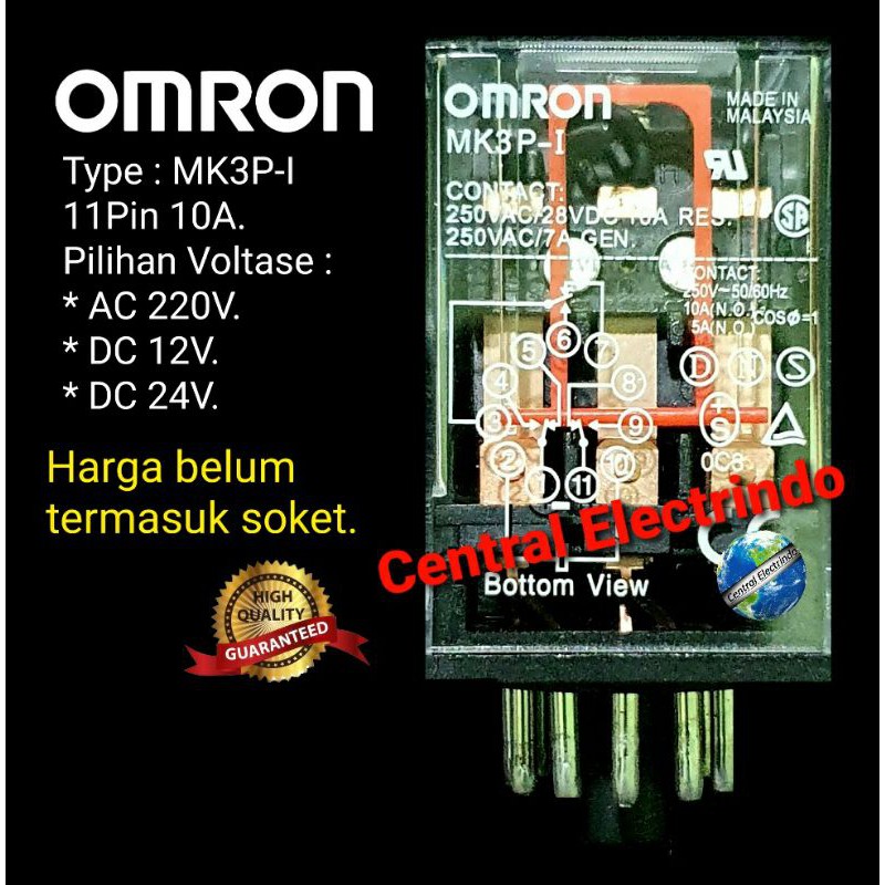 Jual Relay Omron MK3P-I 11Pin 10A. | Shopee Indonesia