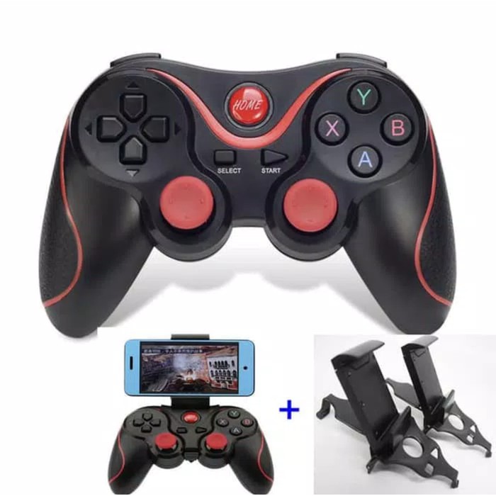 Jual Gamepad X3 Bluetooth Wireless Controller Hitam Shopee Indonesia