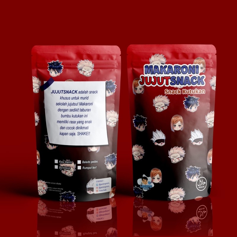 Jual [READY STOCK] MAKARONI JUJUTSNACK inspired by jujutsu kaisen ...