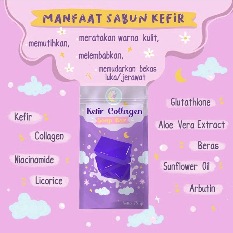 Jual Sabun Kefir Collagen Pemutih badan original / Sabun Collagen ...