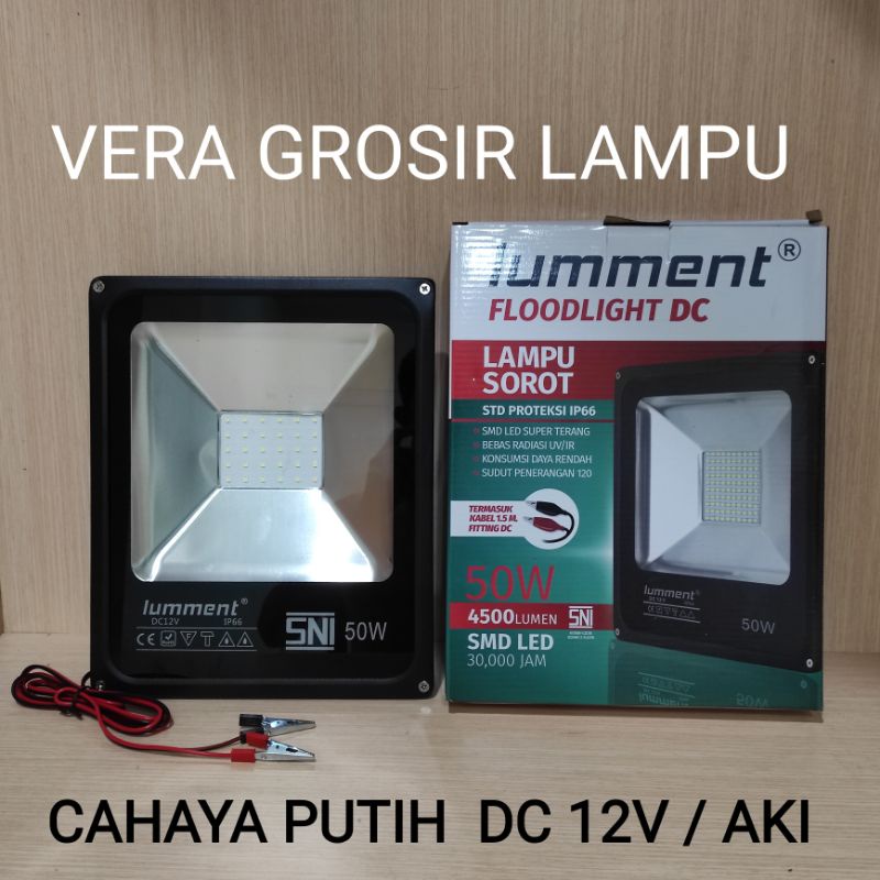 Jual LUMMENT LAMPU SOROT DC 12V 50W 50 WATT / LAMPU SOROT DC 12V 50W 50 WATT LUMMENT CAHAYA ...
