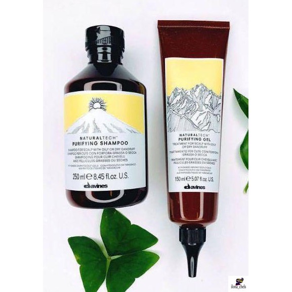 Jual Davines Purifying Shampoo 250ml + Davines Purifying Gel 150ml | Shopee Indonesia