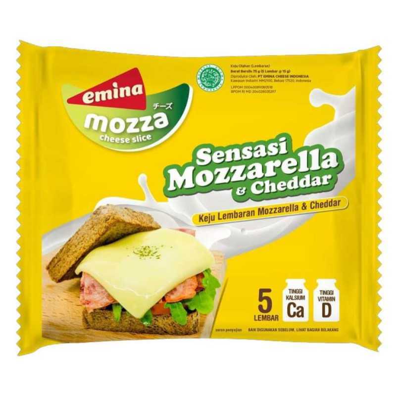 Jual Emina Mozza Cheese Mozarella Slice Keju Lembaran Mozzarella ...