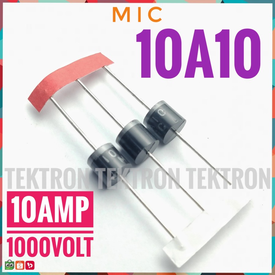 Jual MIC Dioda 10A10 10Amp 1000V 10A Diode Silicon Rectifier 10 Ampere | Shopee Indonesia