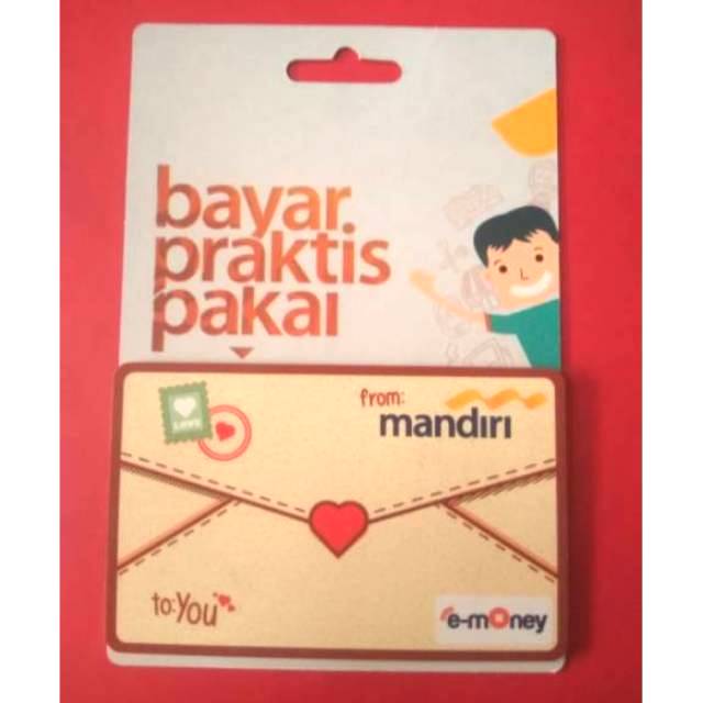 Jual ///KADO VALENTINE/// Mandiri eMoney Love Letter (Surat Cinta) ORI ...