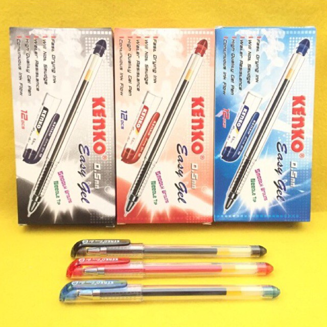 Jual Pulpen Kenko Easy Gel 0.5 mm / Ballpoint Kenko Easy Gel 0.5mm Satuan | Shopee Indonesia