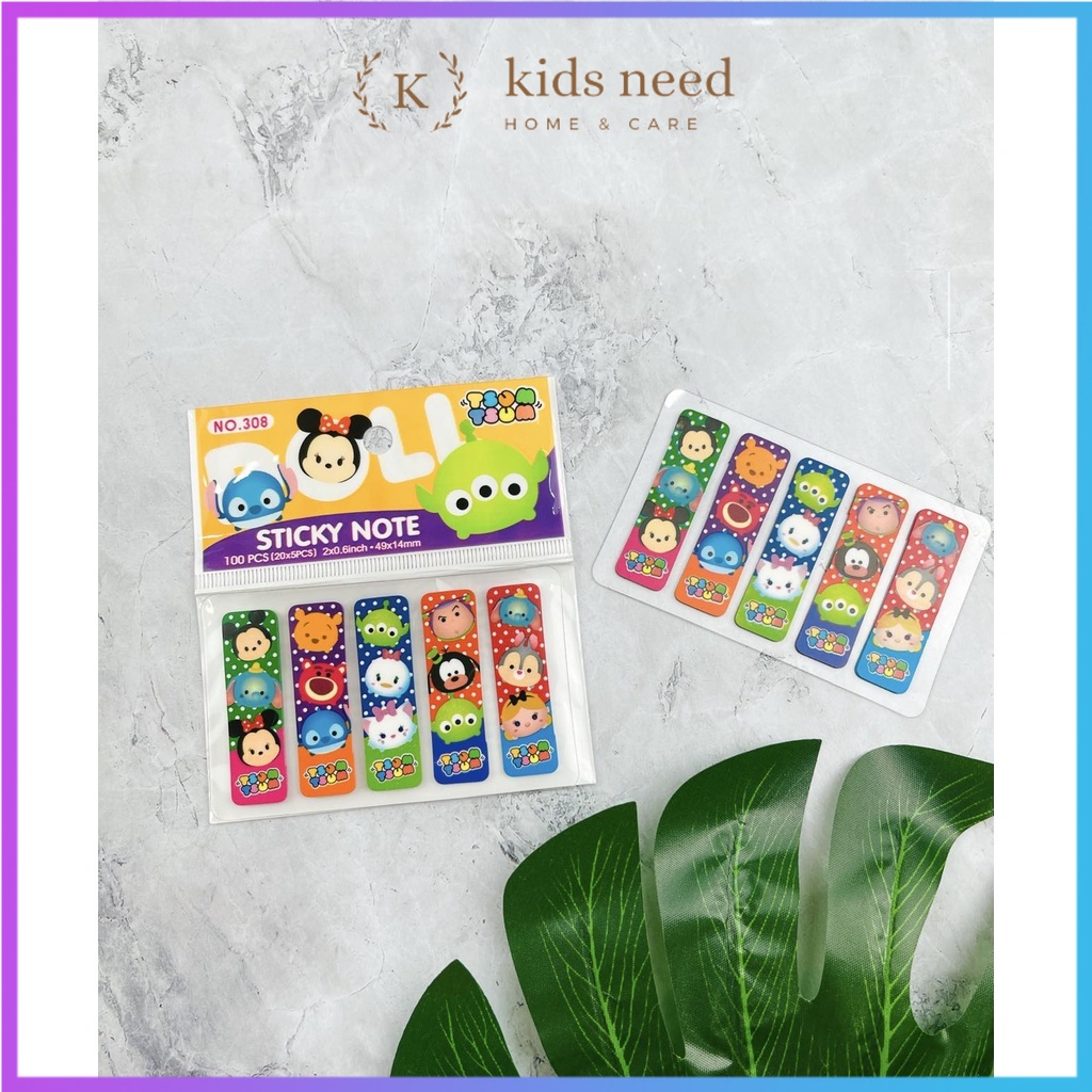 Jual Stiker note Pembatas buku plastik/stick note plastic 1 set 100 ...