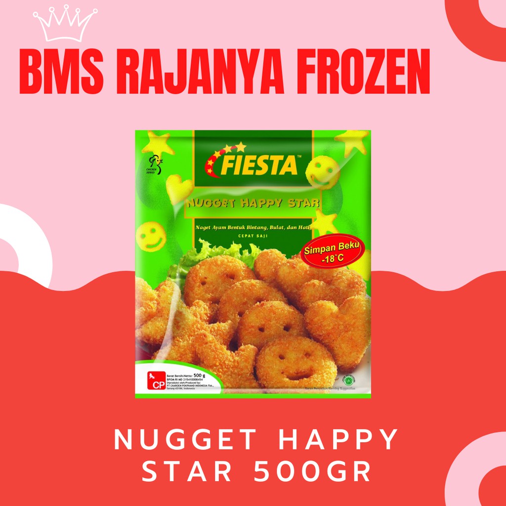 Jual FIESTA NUGGET HAPPY STAR 500gr | Shopee Indonesia