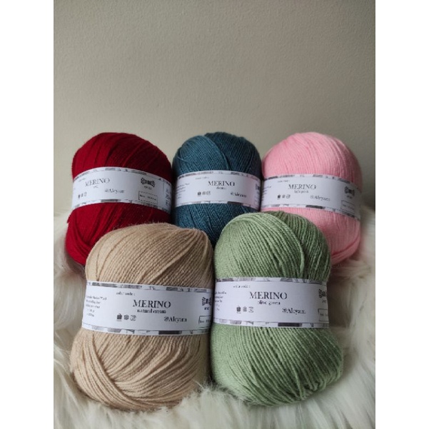 Jual Benang Rajut Merino Wool Import | Shopee Indonesia