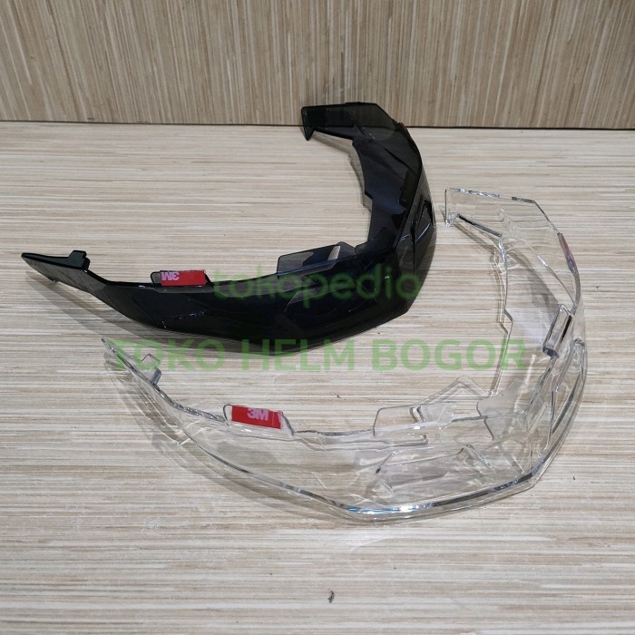 Jual spoiler KYT TT Course RTF warna CLEAR | Shopee Indonesia