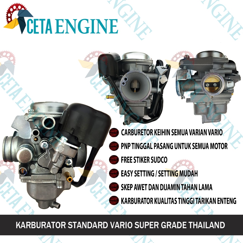 Jual [ BISA COD ] KARBURATOR STANDARD ALL VARIO BEAT SCOOPY SPACY ...