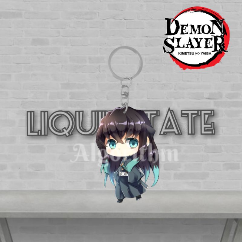 Jual Gantungan Kunci Anime Demon Slayer Muichiro Tokito - Ganci Akrilik ...