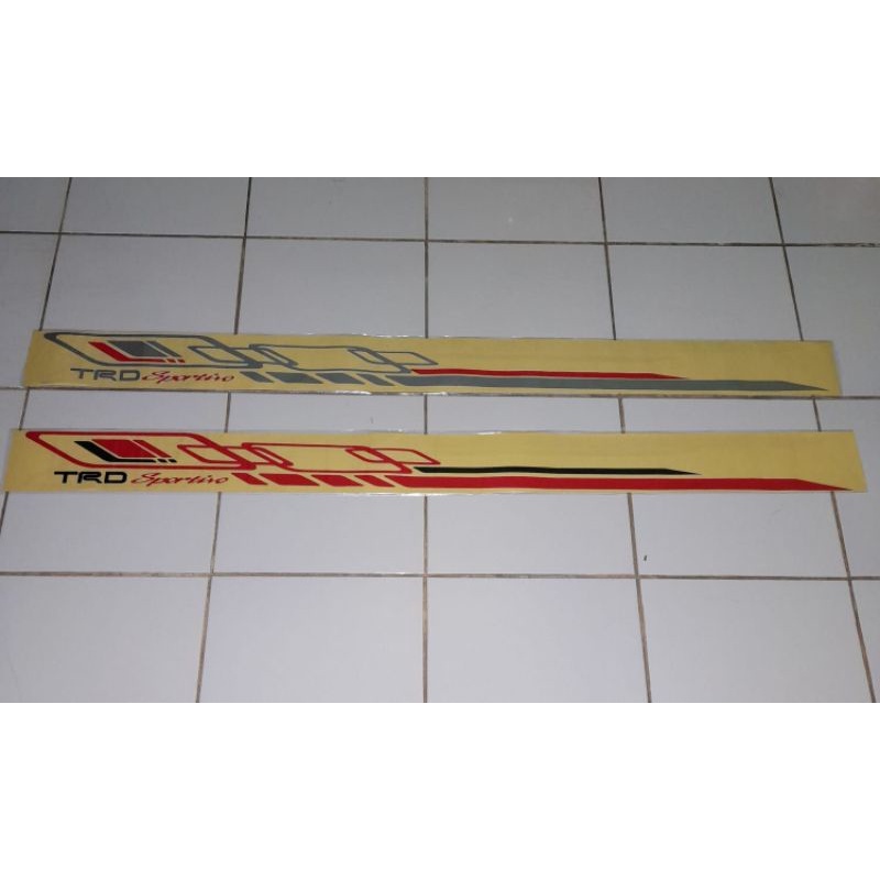 Jual stiker trd sportivo universal pendek / stiker mobil trd sportivo ...