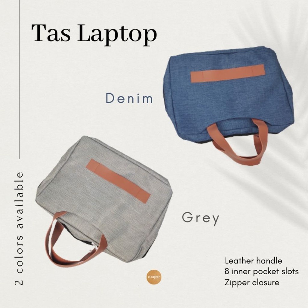 Jual LAPPY - BY ROUJEE - TAS LAPTOP LAPTOP BAG LAPTOP CASE UNISEX WORKING BAG | Shopee Indonesia