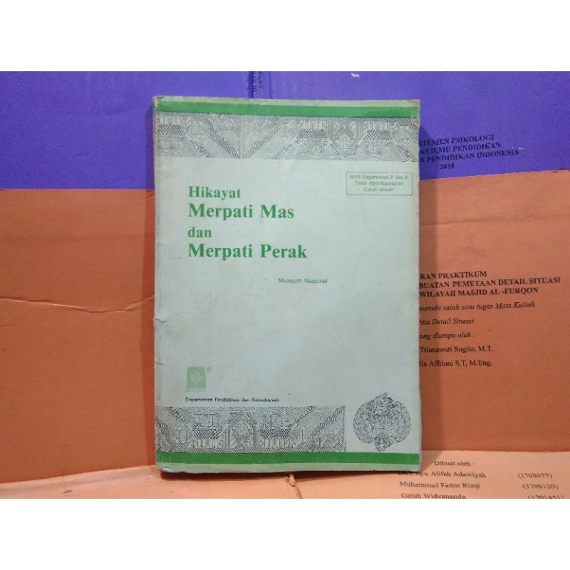 Jual Hikayat Merpati Mas Dan Merpati Perak - Museum Nasional | Shopee ...