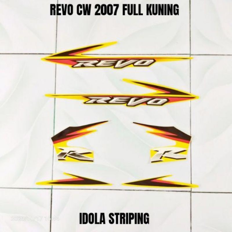 Jual Striping Revo CW 2007 Full Kuning | Shopee Indonesia