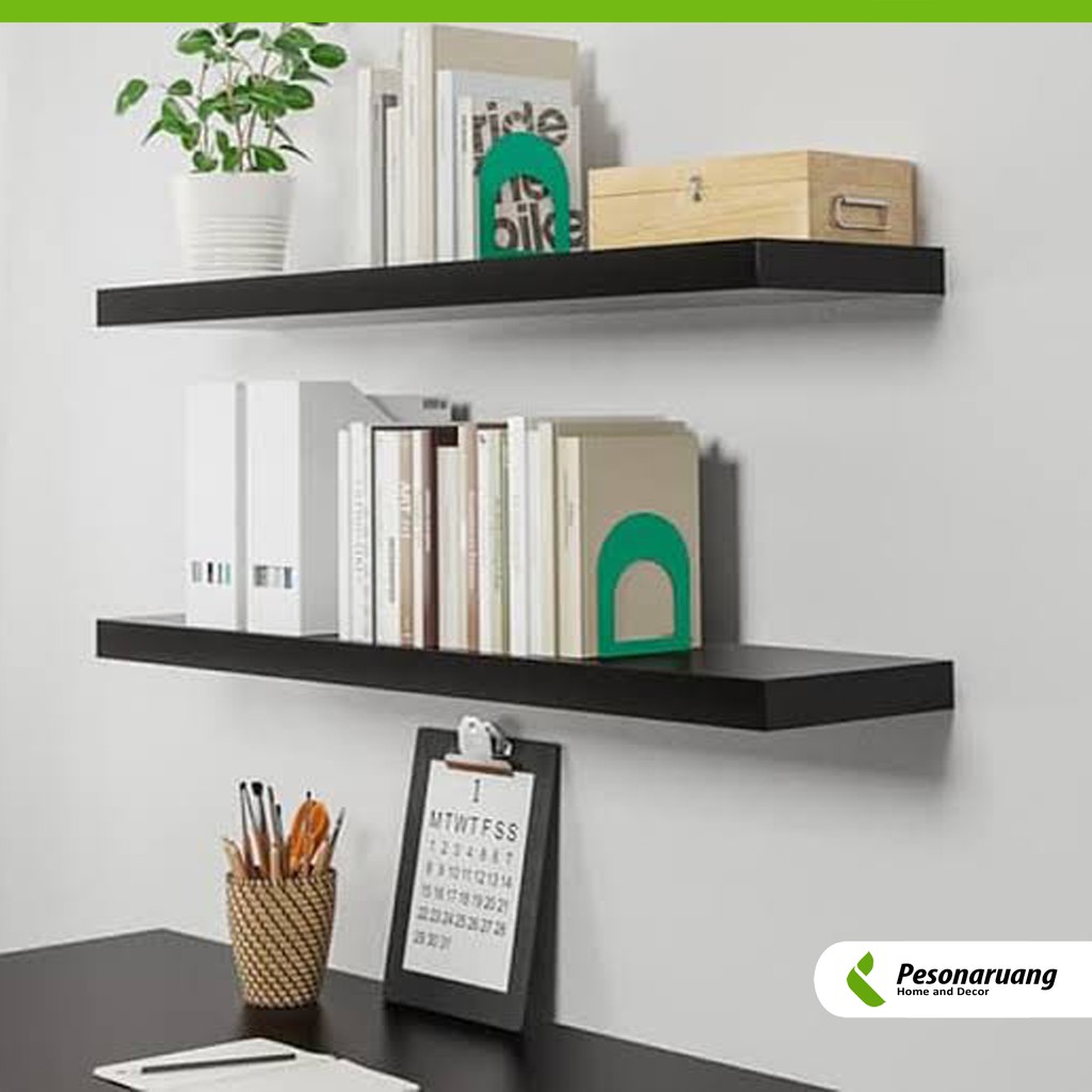 Jual Rak Dinding Minimalis - Type Floating Panjang 1 Meter - Putih - by ...