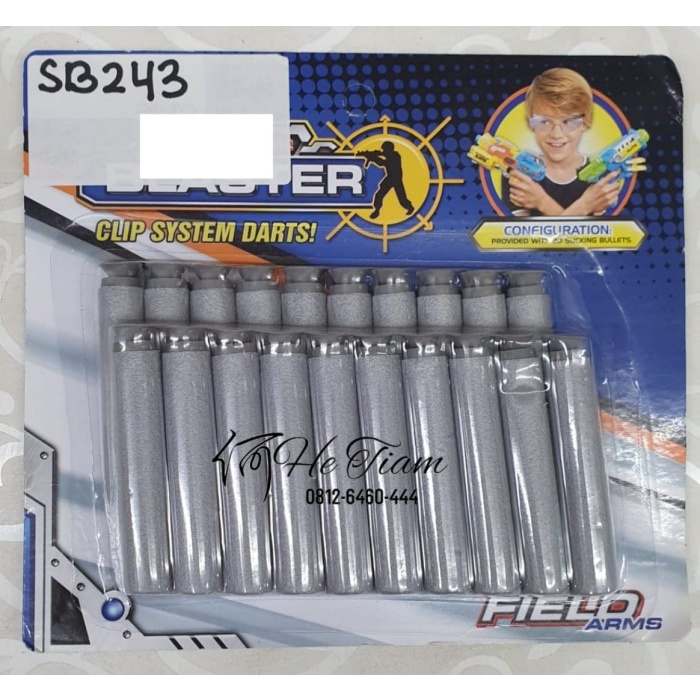 Jual Peluru busa Nerf Battle gun Isi 20 pcs / Tembakan Neft/Mainan ...