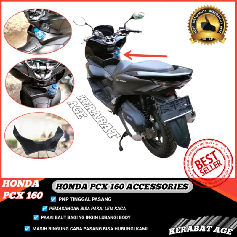 Jual Pcx 160 aksesoris Keranjang Variasi Custom Dashboard Softdrink ...