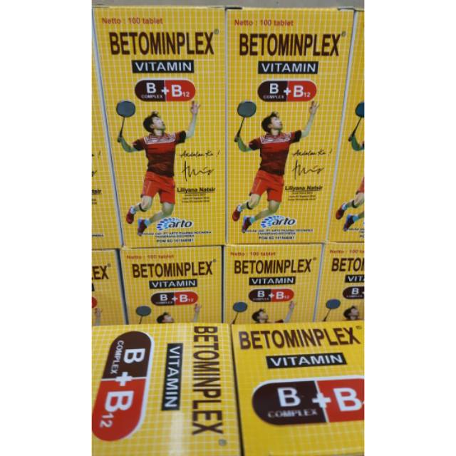 Jual BETOMINPLEX ISI 100TABLET (VIT B KOMPLIT) | Shopee Indonesia