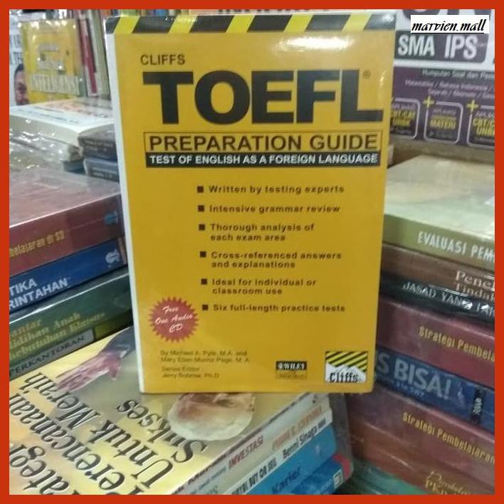 Jual toeflielts- buku toefl klip by cliffs -asliii. | Shopee Indonesia