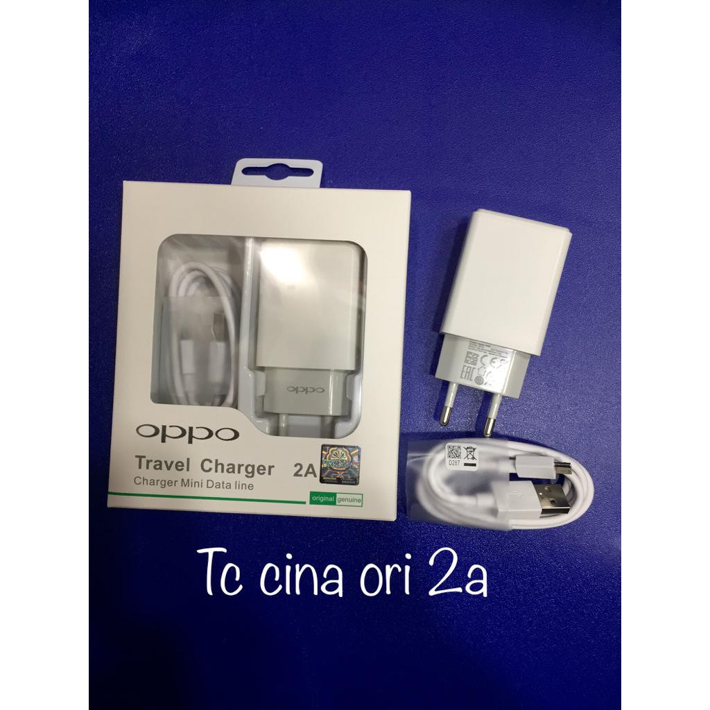 Jual [ORIGINAL] Charger OPPO 2A F1 F1S F3 F5 F7 A7 NEO 5 NEO 7 A5S A83 ...