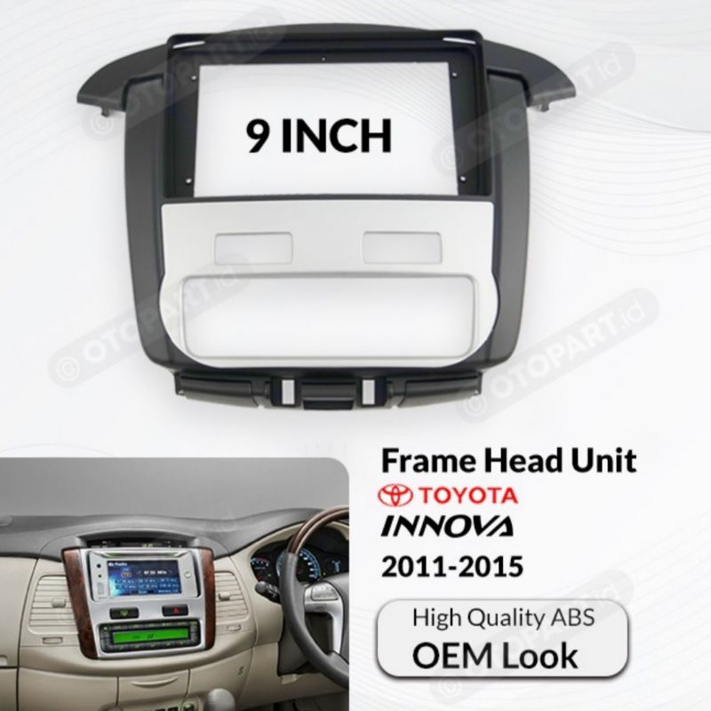 Jual Frame Head Unit Android Innova Type V 2011 - 2015 Frame 9 inch ...