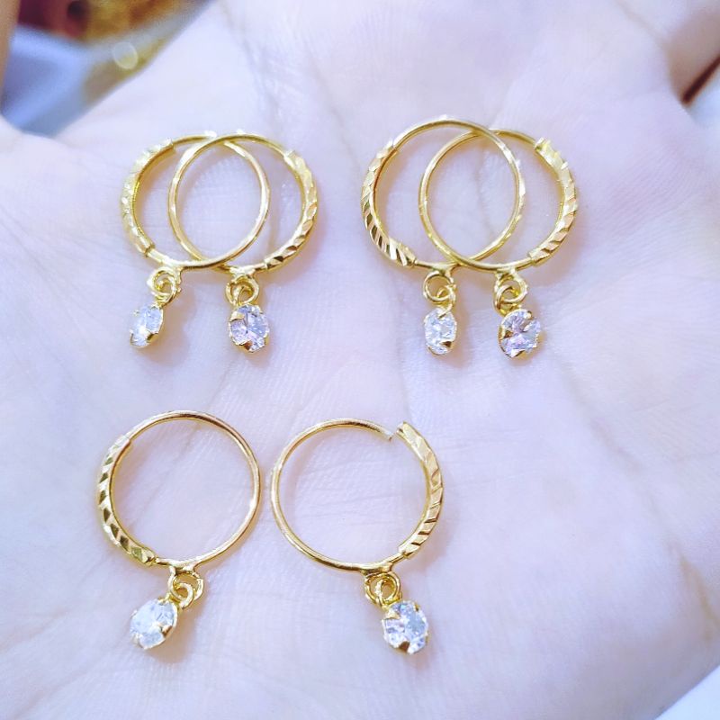 Jual ANTING PERAK KENIF GANTUNG MATA PERHIASAN PERAK ASLI 925 LAPIS EMAS | Shopee Indonesia