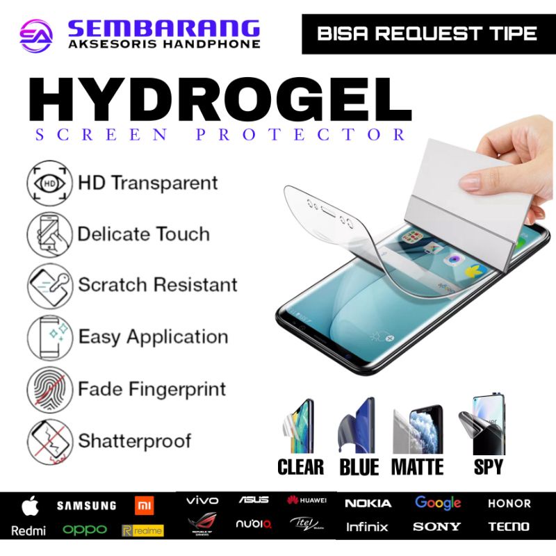 Jual Anti Gores Hydrogel Hardwear Samsung S/Not Series -S6 Edge /S7 ...