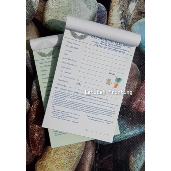 Jual NOTA/NOTA RENTAL/Nota Custom | Shopee Indonesia