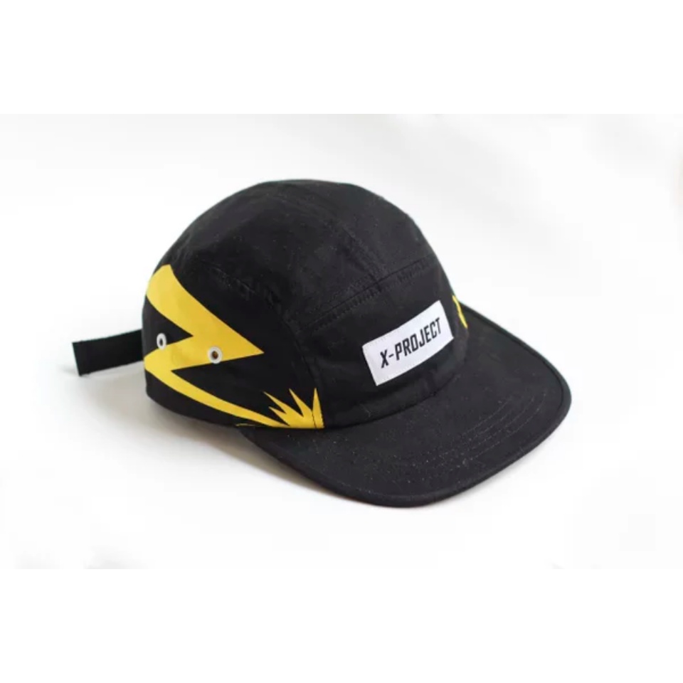 Jual Topi 5 Panel / 5 Panel Hat / X-Project Bad Storm Black Authentic ...