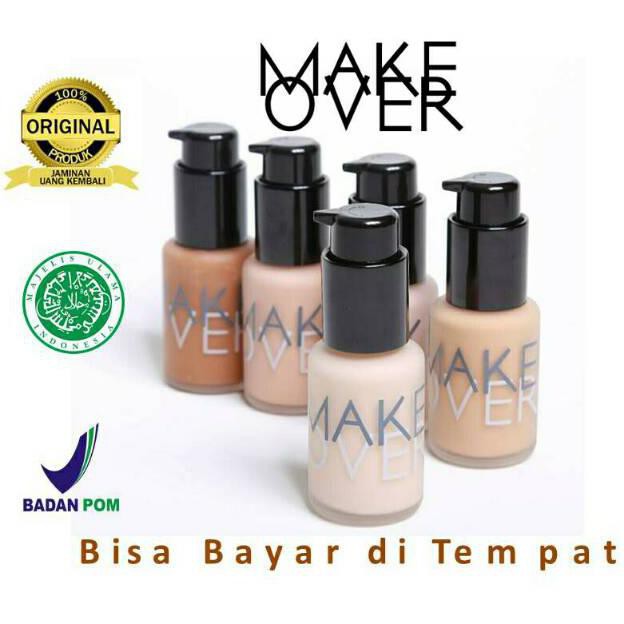 Jual GARANSI ORIGINAL MAKE OVER ULTRA COVER LIQUID MATT FOUNDATION ...
