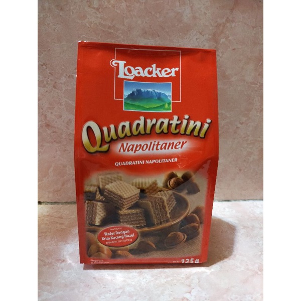 Jual Loacker Quadratini 125g Napolitaner | Shopee Indonesia
