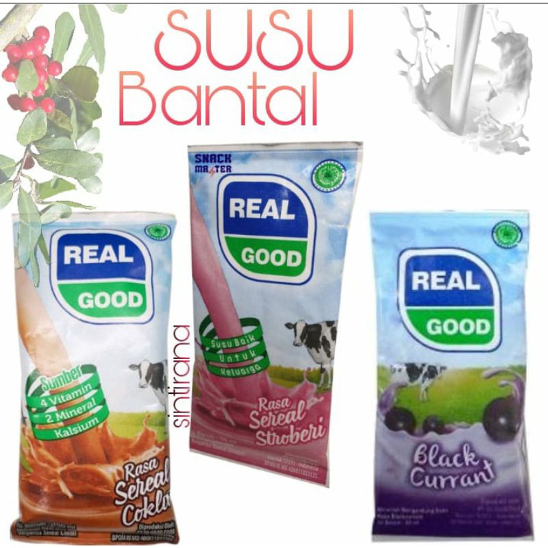 Jual Susu Real Good 50ml Susu UHT mini Susu Bantal | Shopee Indonesia