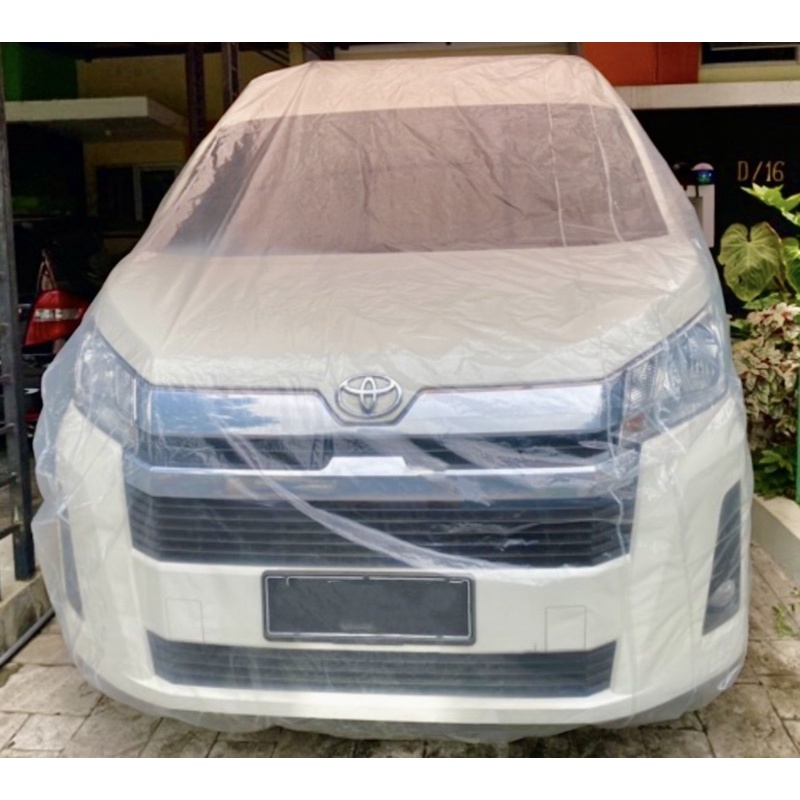 Jual COVER MOBIL TRANSPARAN CUSTOM TEBAL 100 MIKRON HIACE PREMIO ...