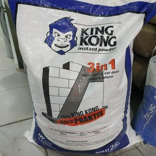 Jual plamir tembok king kong kingkong putih per kilo kg | Shopee Indonesia