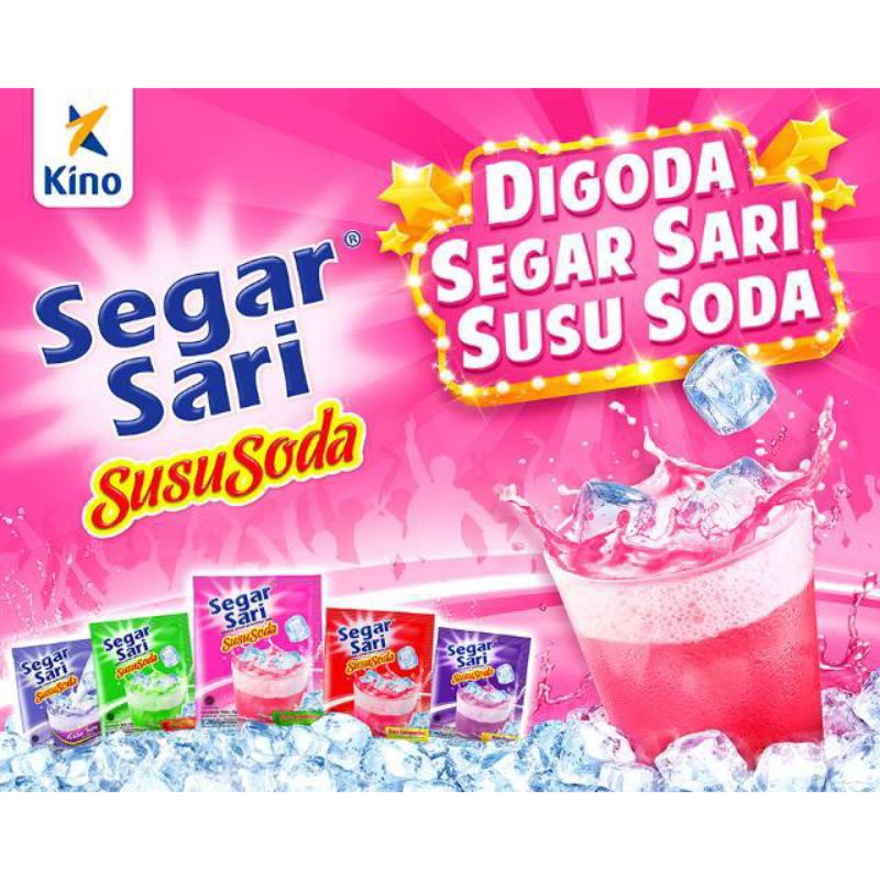 Jual Segar Sari Minuman Serbuk Berkarbonat Rasa Susu Soda | Shopee ...