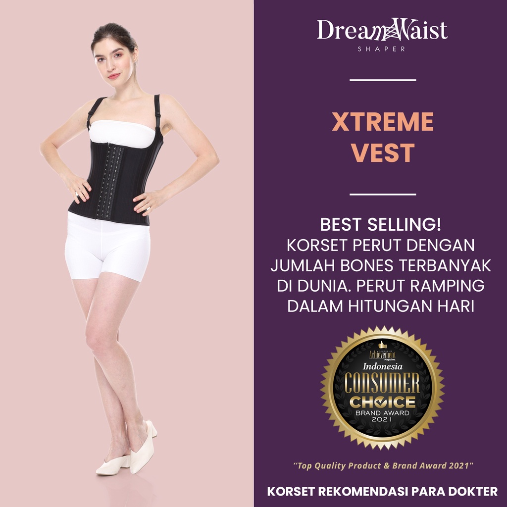 Jual DreamWaist - Xtreme Vest Shaper - Korset Pelangsing Perut 29 Bones ...