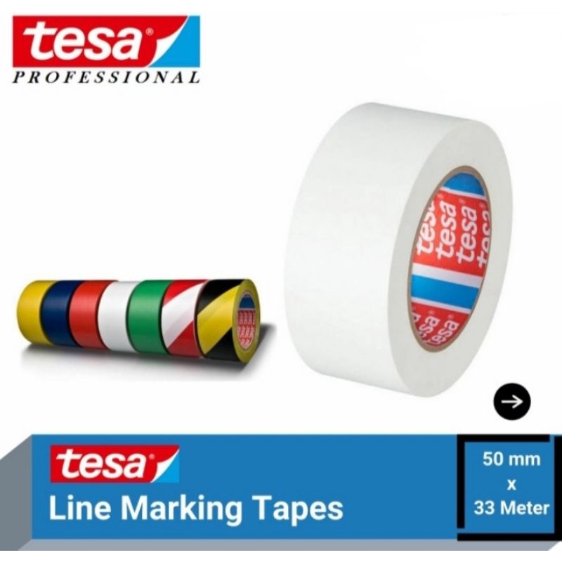 Jual Floor Marking Tape Tesa / Vinyl Tape Lakaban Garis Lantai ...