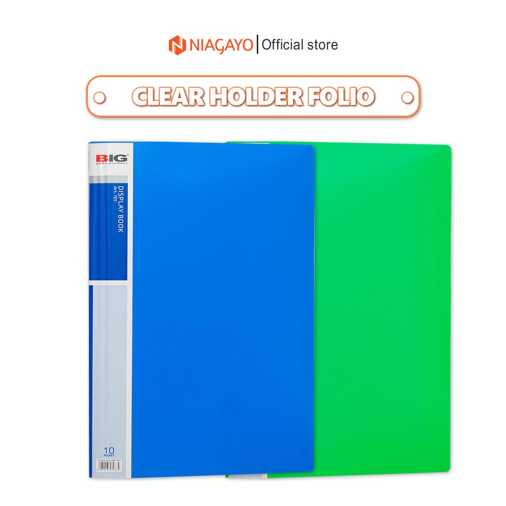 Jual Map Plastik / Map File / Clear Holder F4 Plastik BIG Display Book ...