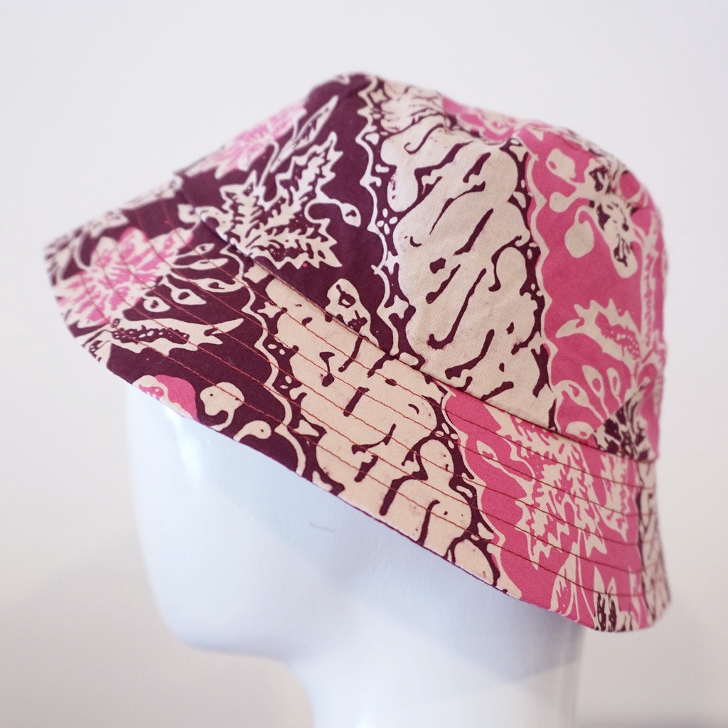 Jual Benangsari Bucket Hat Batik Topi Reversible Aksesoris Souvenir ...